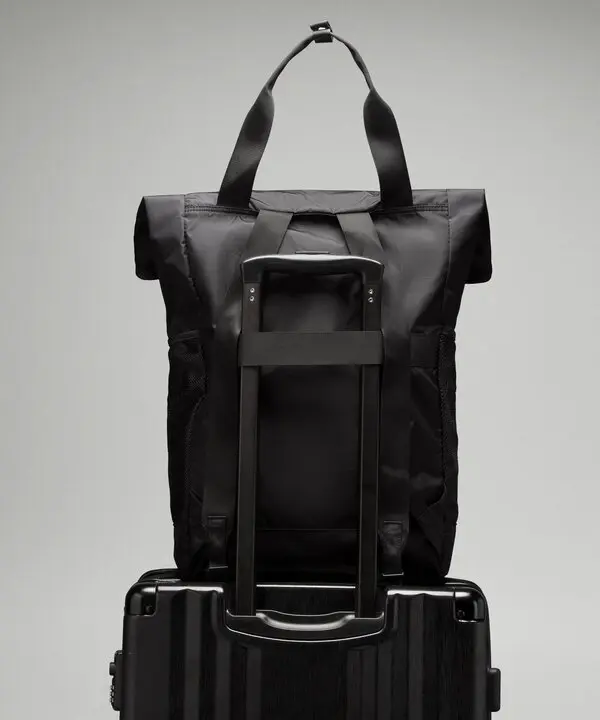 Lululemon Packable Backpack 32l - Black/Traverse Grey | Editorialist